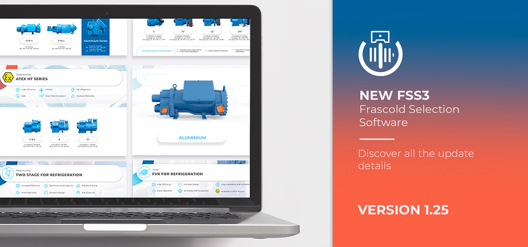 New version V1.25 of the FSS3 software | Frascold